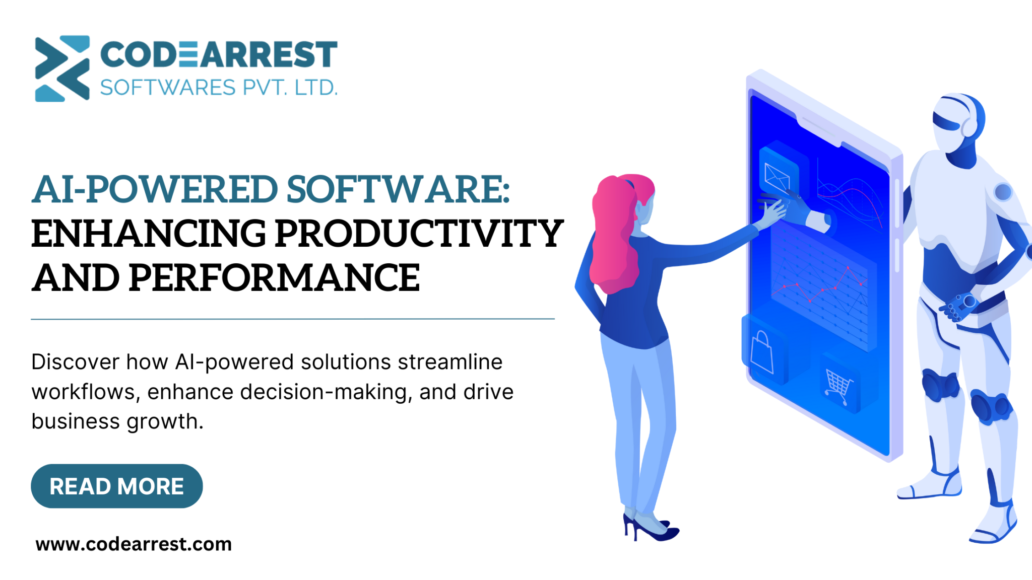 AI-Powered Software: Enhancing Productivity and Performance - CodeArrest Softwares Private Limited